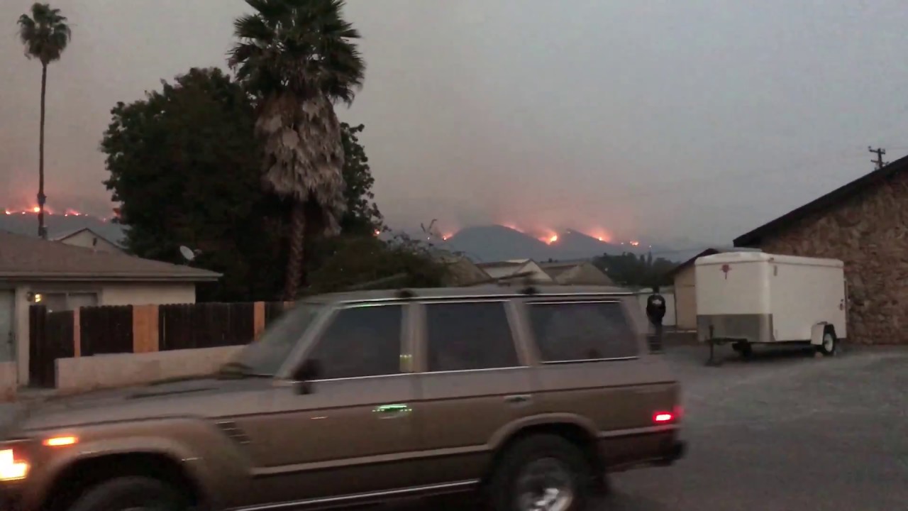 California Fires (Thomas Fire): Carpinteria 12/10/2017 - YouTube
