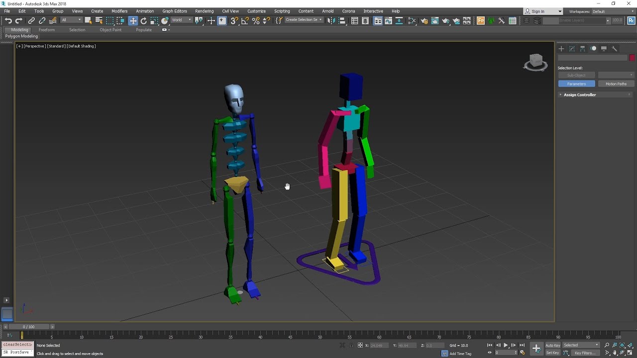 Using Biped and CAT with SmartRefs - YouTube