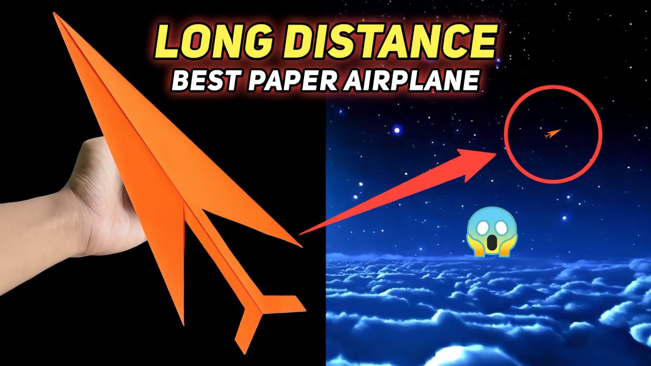 Long distance paper airplanes, how to make the best paper airplane that ...