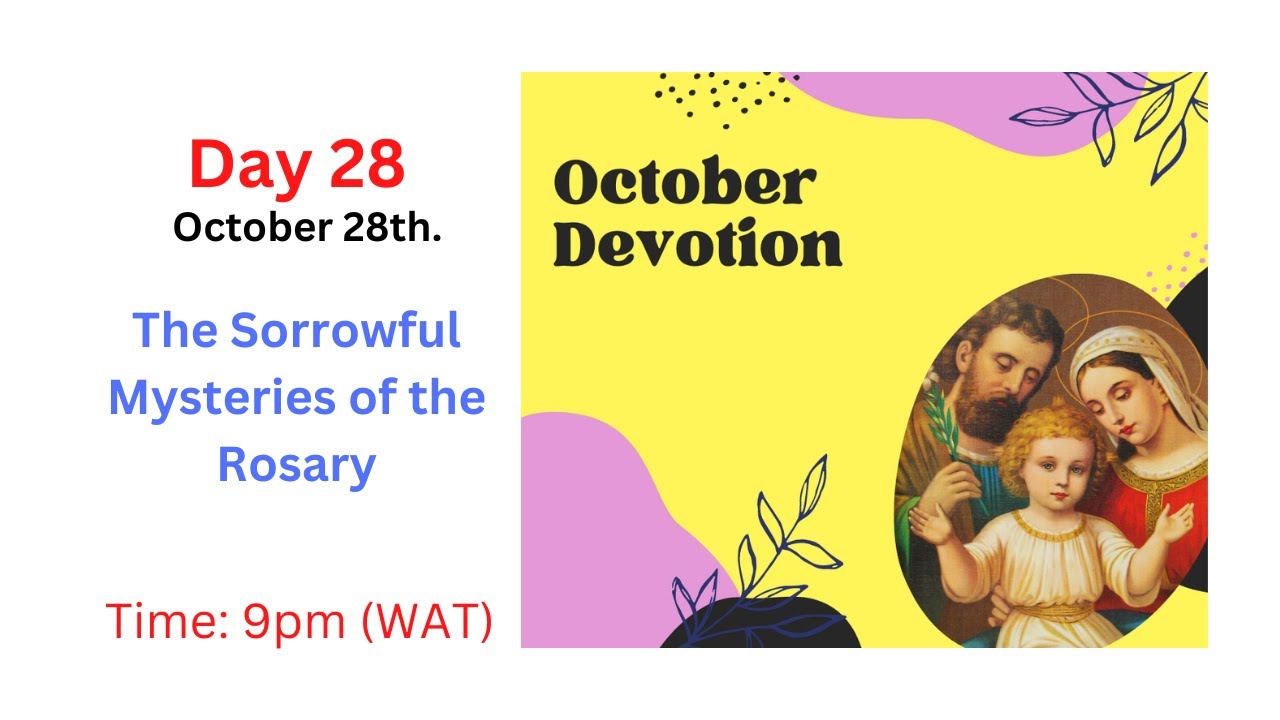 October Devotion Day 28 - YouTube