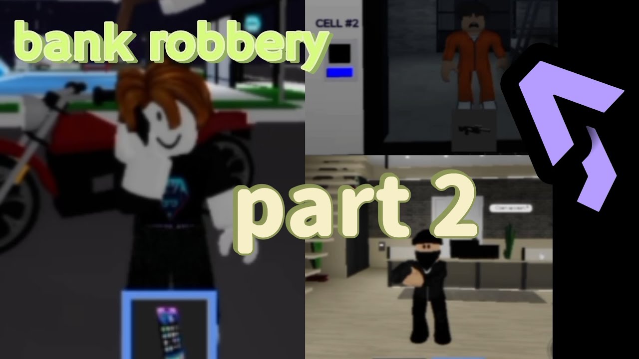 Bank robbery movie part 2|roblox brookhaven rp - YouTube