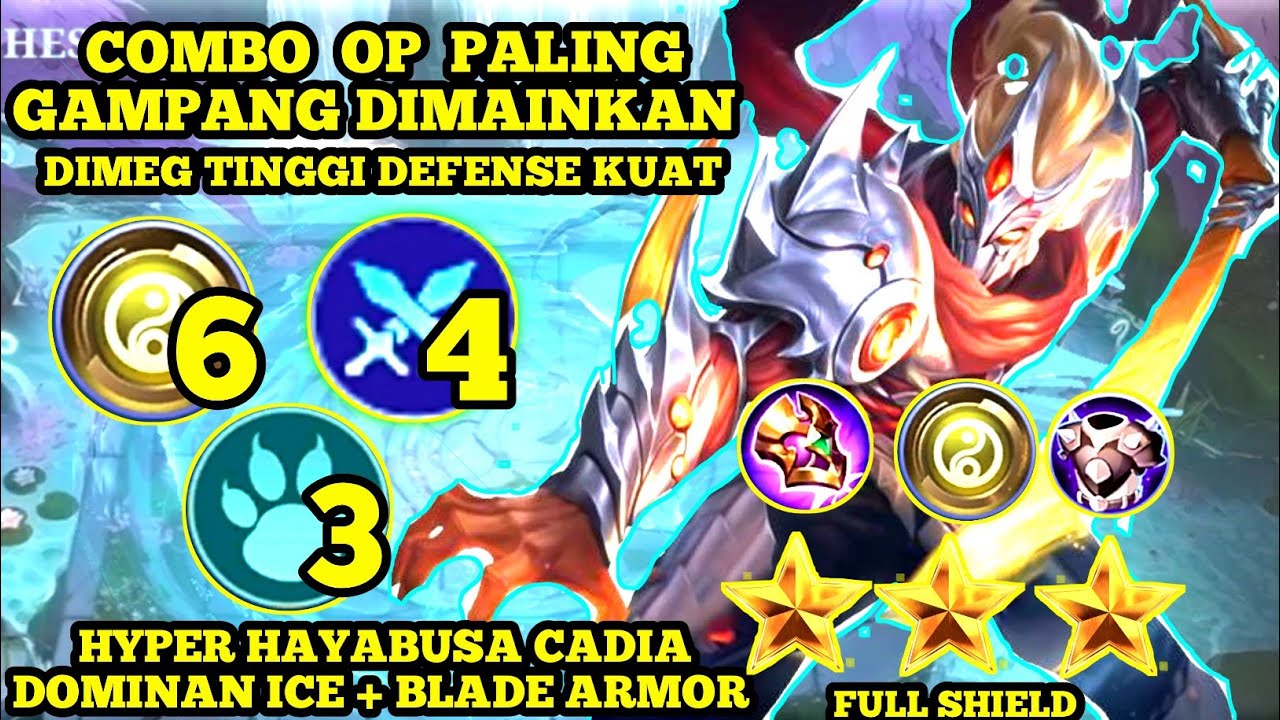COMBO OP PALING GAMPANG DIMAINKAN||HIPER HAYABUSA CADIA DOMINAN ICE ...
