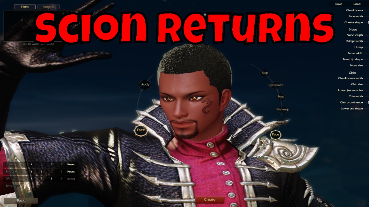 Revelation Online: Return of Scion Storm Character Creation - YouTube