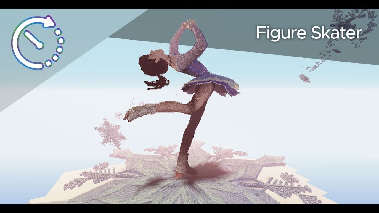 Figure Skater Organic | Minecraft Timelapse - YouTube
