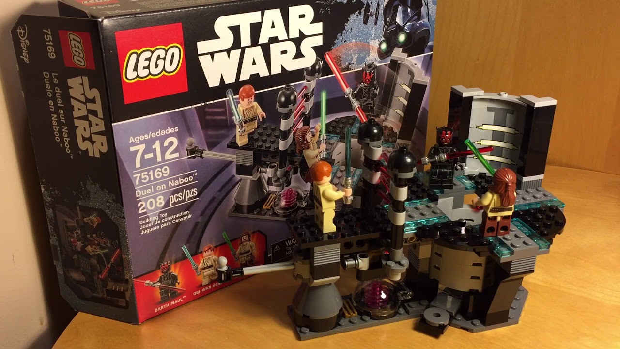 Lego Star Wars - Duel on Naboo 75169 Review (обзор) - YouTube