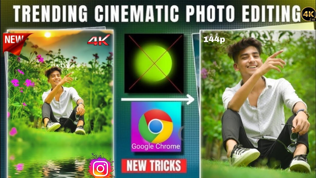 INSTAGRAM Trending CINEMATIC Photo Editing Tutorial | Trending photo ...