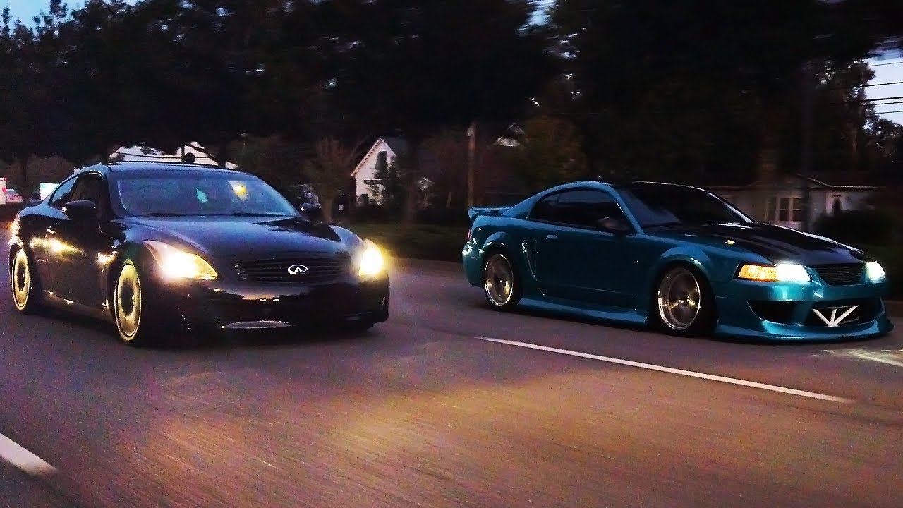 R34 Skyline, Newedge Mustang, Audi S5, Infiniti G37 | 4K - YouTube