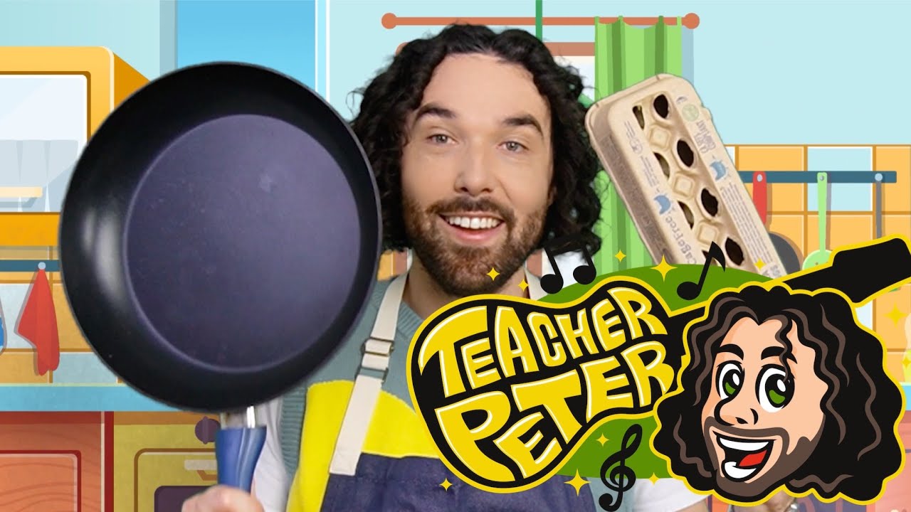 Mellow Songs for Kids | Cooking Breakfast with Teacher Peter | Acoustic ...