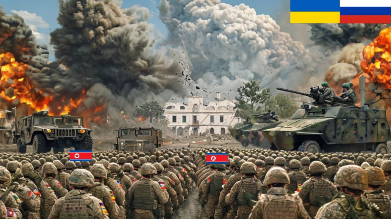All the Russian and North Korean mercenaries tried to escape, look what ...