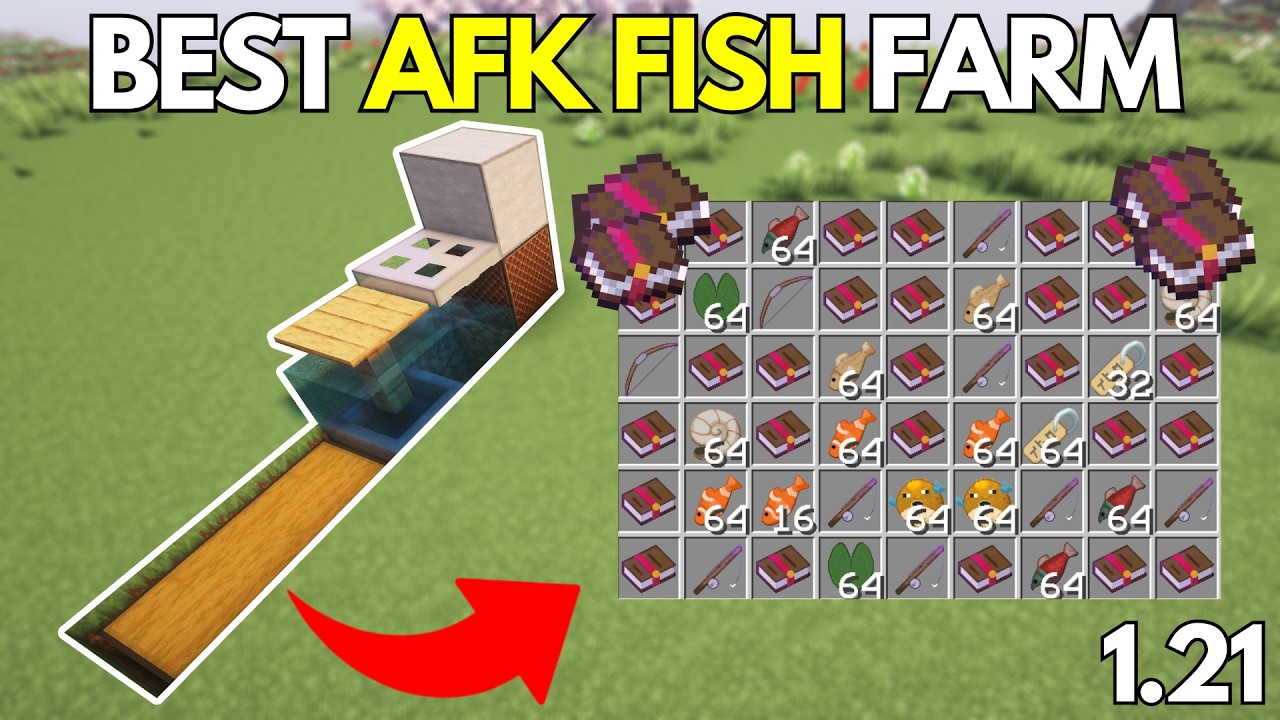 EASIEST AFK Farm for Minecraft Bedrock 1.21+ - YouTube