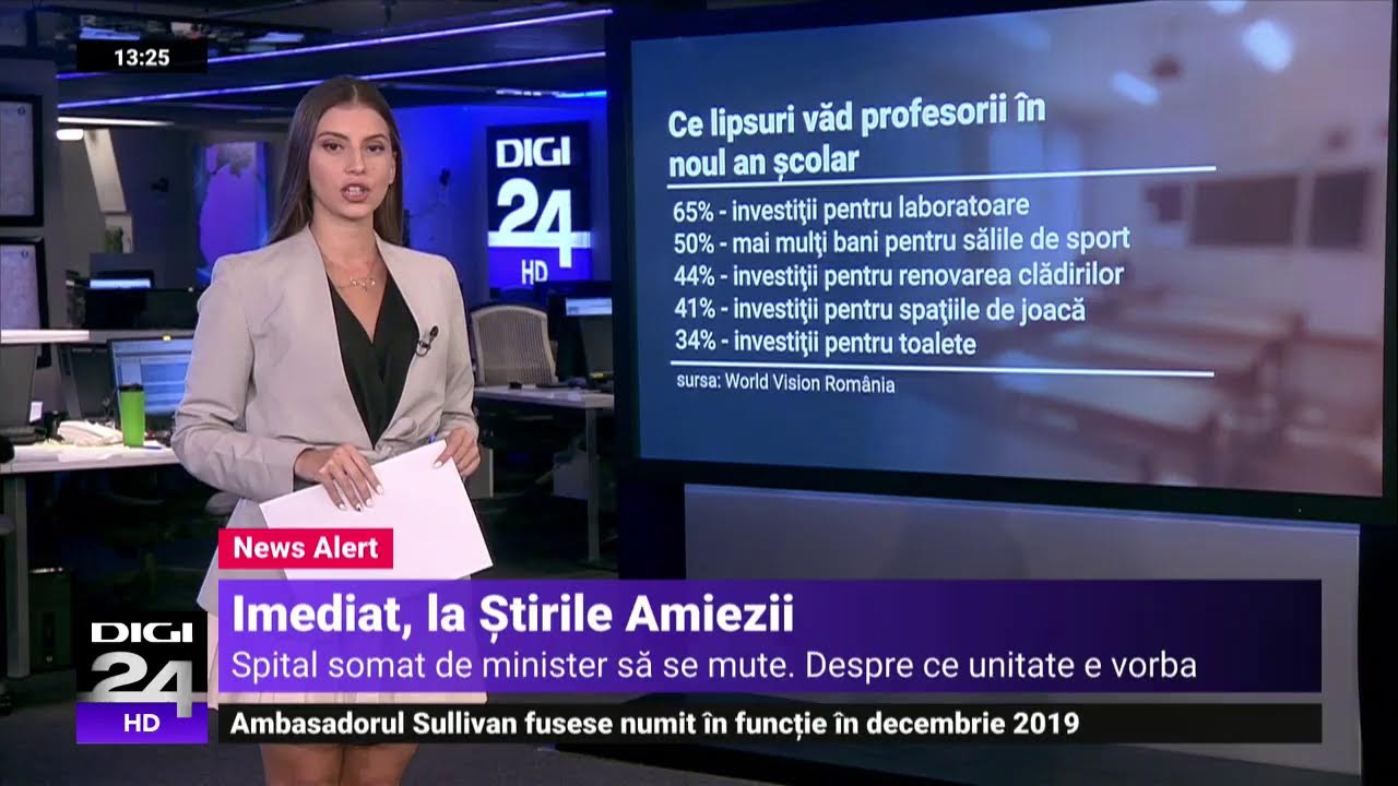 Știrile orei 13 la Digi24 - 5 septembrie - YouTube