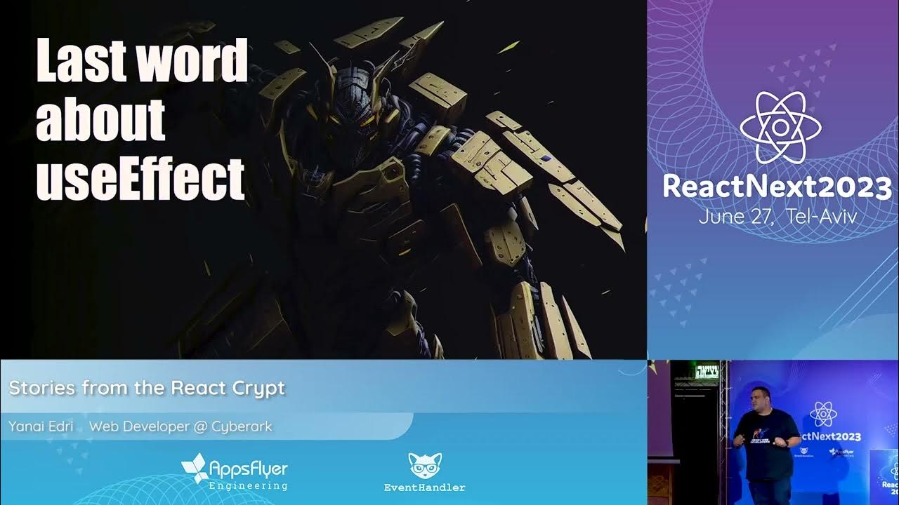 Yanai Edri @ ReactNext '23 | Stories from the React Crypt - YouTube
