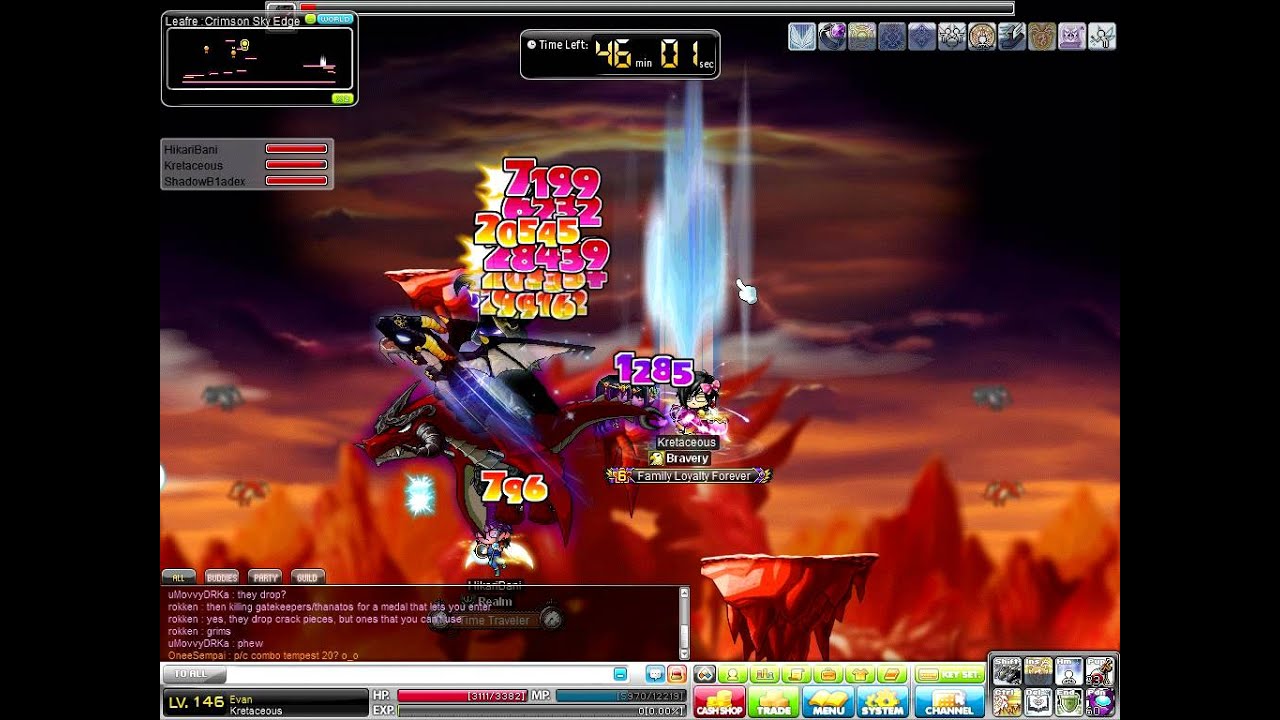 MapleStory Dragonoir fight - YouTube