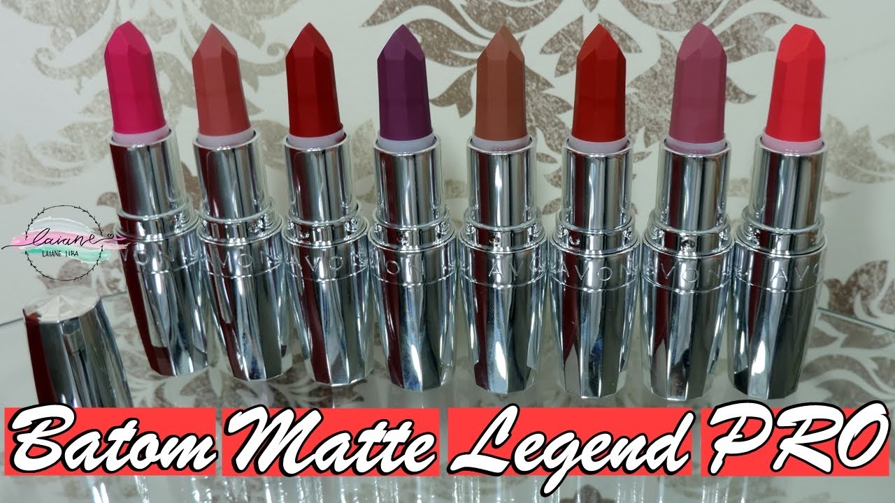 RESENHA: BATOM MATTE LEGEND PRO AVON | LAIANE LIRA - YouTube