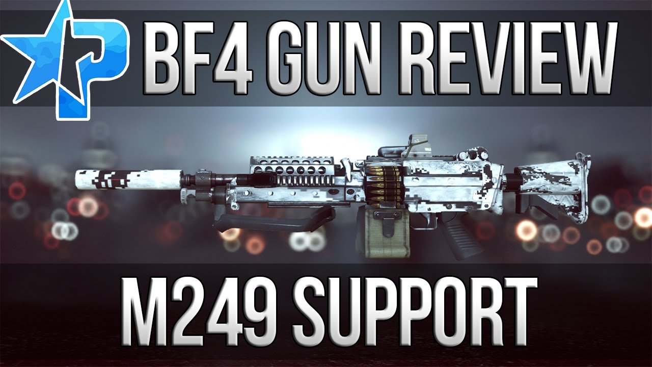 BF4 Gun Review: "The M249" (Battlefield 4 China Rising Multiplayer ...