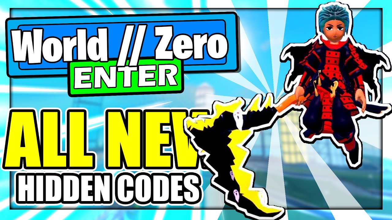 World // Zero (SEPTEMBER 2021) ALL *NEW* SECRET OP CODES!? Roblox World ...