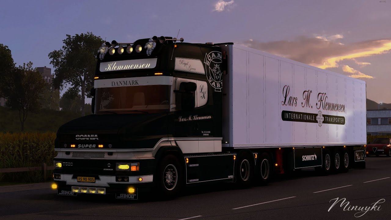 ETS2 Scania T580 “Klemmensen” by PlatinumDesignTruck - YouTube