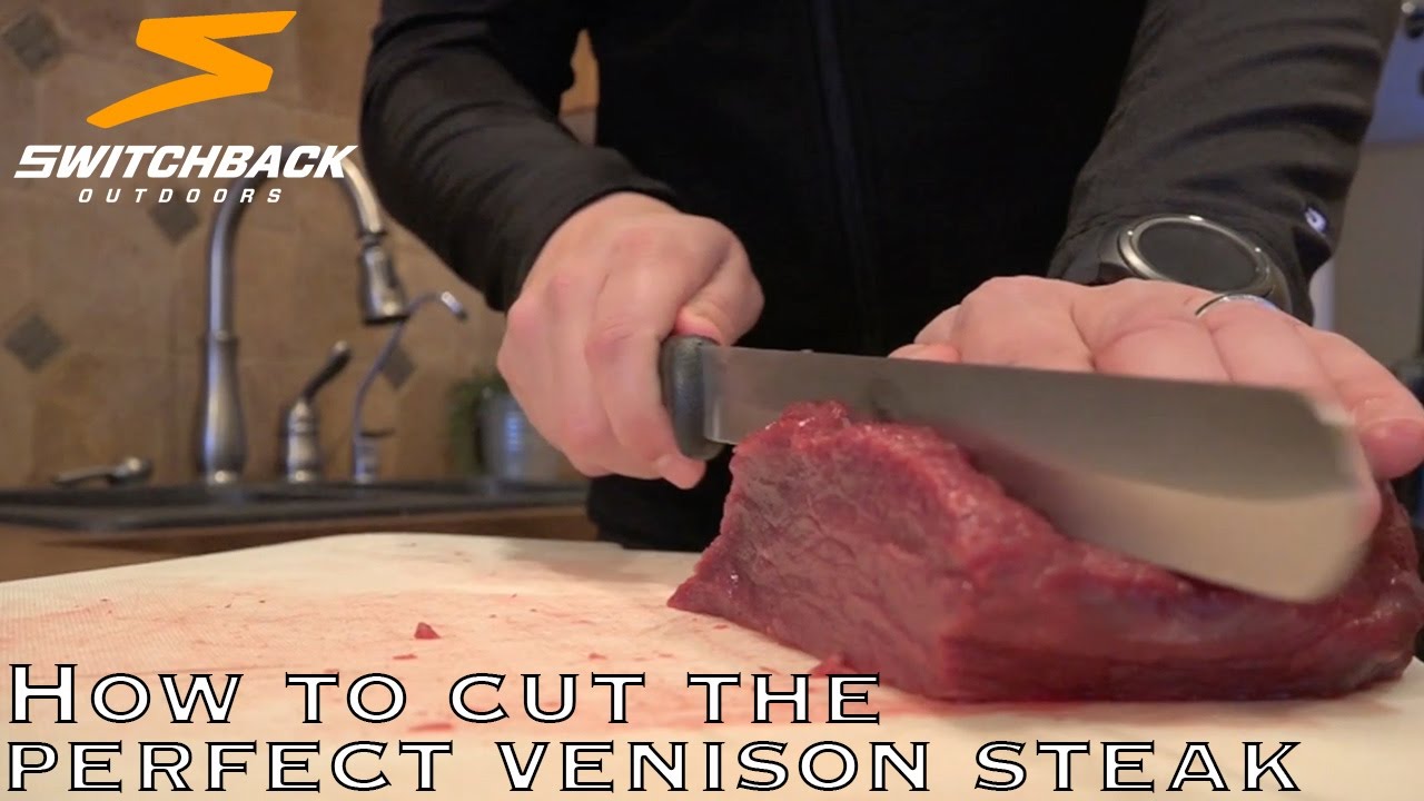 How to cut the perfect venison steak! - YouTube