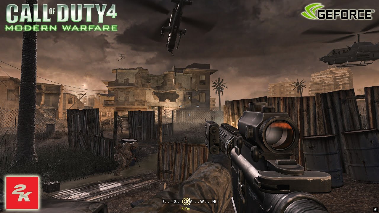 The Bog - Call of Duty 4 Modern Warfare Gameplay - 2k Ultra Realistic ...