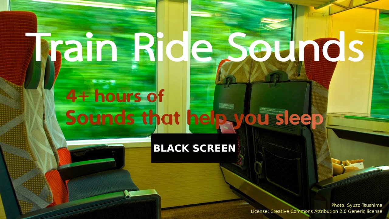 4 hours of train sounds for easy sleeping. - YouTube