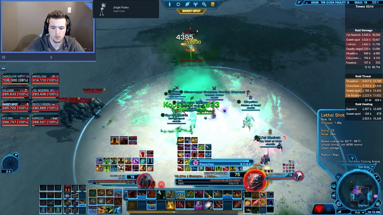 SWTOR - Dedicated and Medicated Gaming - The Huntmaster - HM Dxun - YouTube