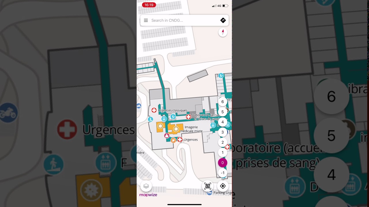 Interactive map demo of a hospital - YouTube