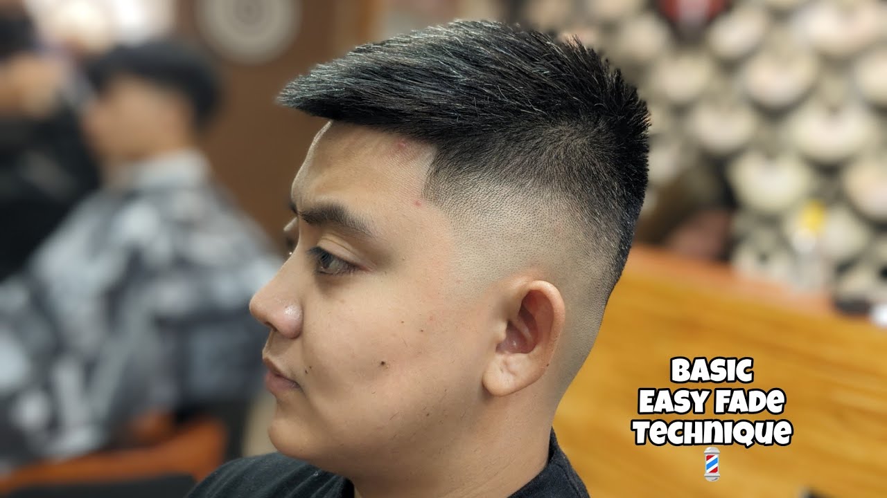 Basic Easy Fade Technique #newhairstyle #newhaircut #haircut #reels ...