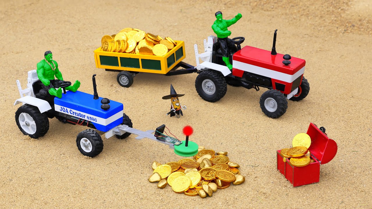 Diy mini tractor making gold scanner machine for gold searching science ...