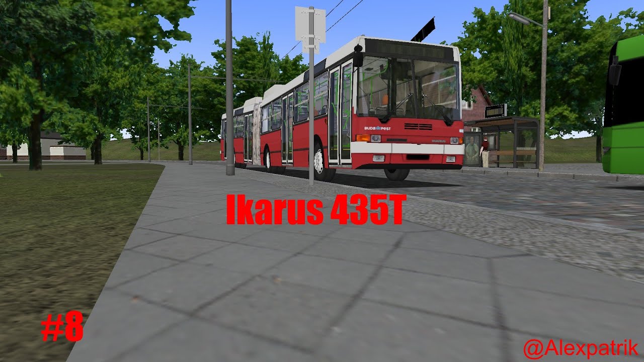 Omsi 2 trolival száguldozás Ikarus 435T - YouTube