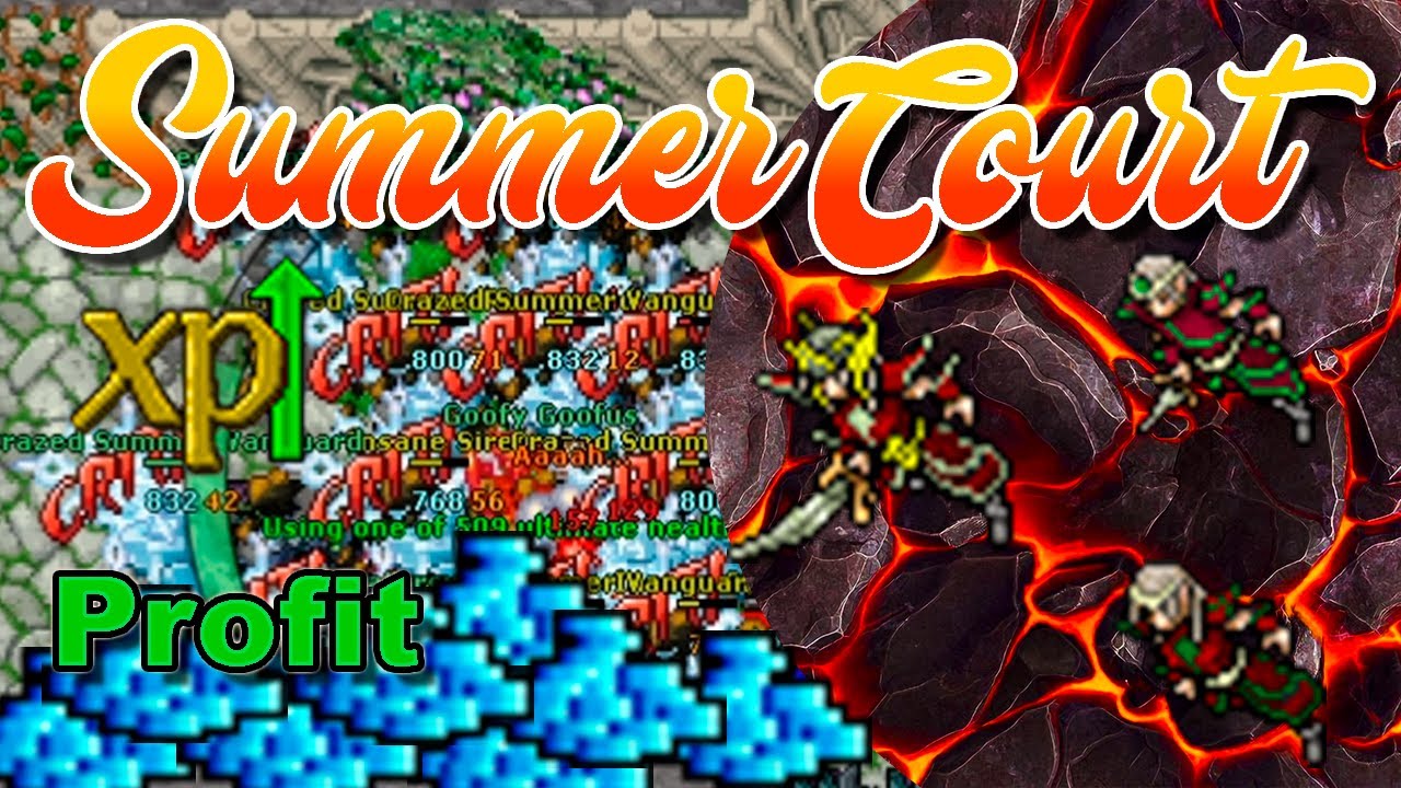 Hunt Summer Court EK SOLO (8,3kk xp/h e 700k a 900k profit) lv 600 ...