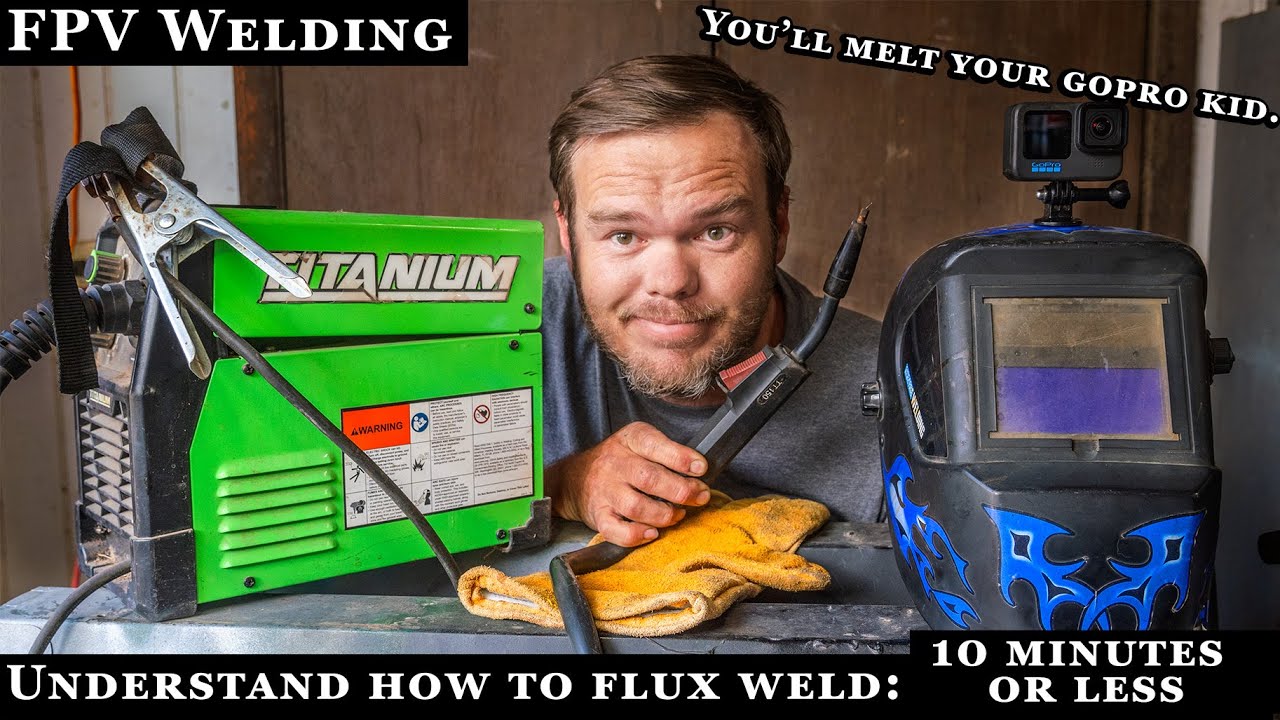 Learn how to flux weld in 10 minutes or less - YouTube