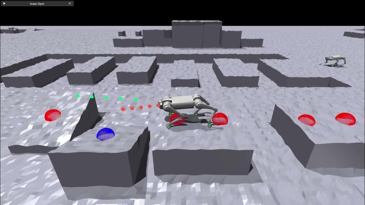 Reinforcement learning based locomotion parkour --- Unitree Go1 legged robot - YouTube