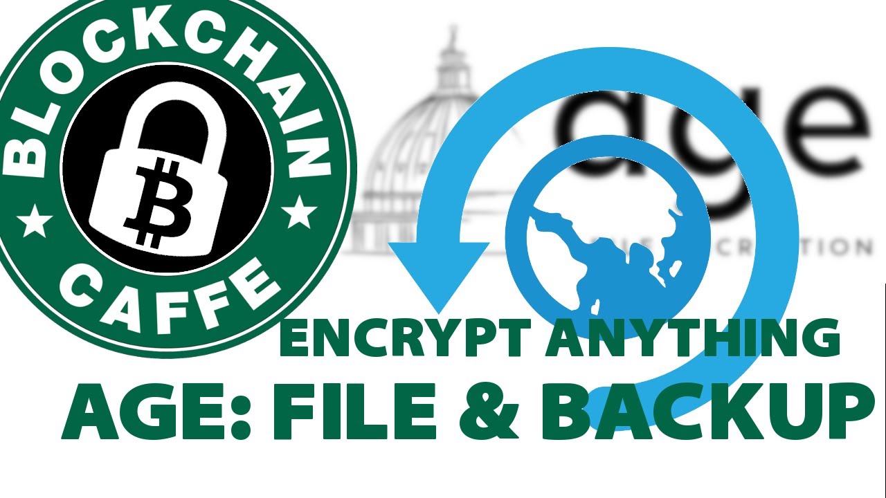 Crypto: AGE per i file e backup | Blockchain Caffe - YouTube