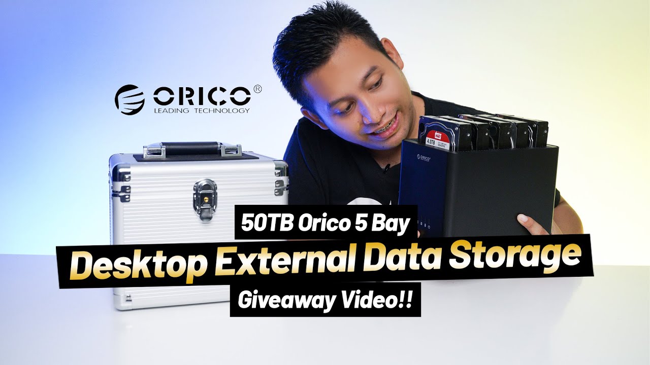 50TB Orico 5 Bay Desktop External Data Storage ORICO DS500U3 | Giveaway ...
