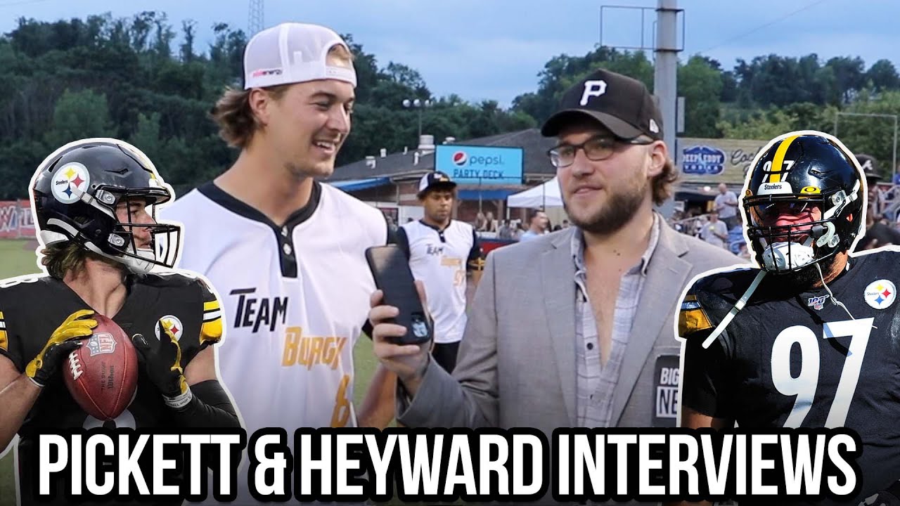 Kenny Pickett and Cam Heyward interviews | Big Deke News - YouTube