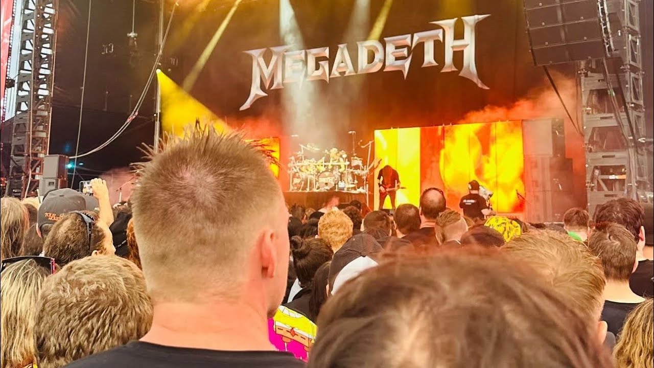 Megadeth live performance compilation of Knotfest festival 🇦🇺Australia ...