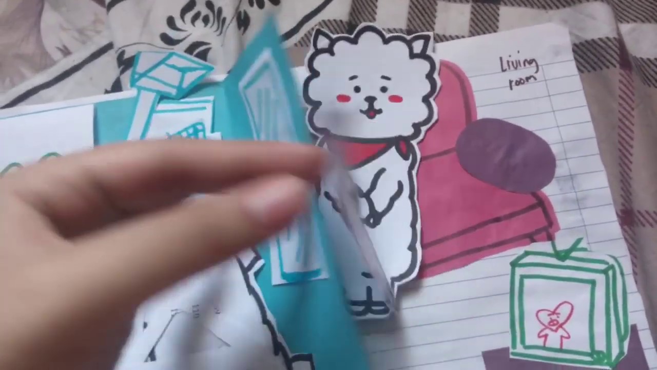 DIY BT21 activity notebook, BT21 stringbag, BT21 boxes, and BTS + BT21 ...