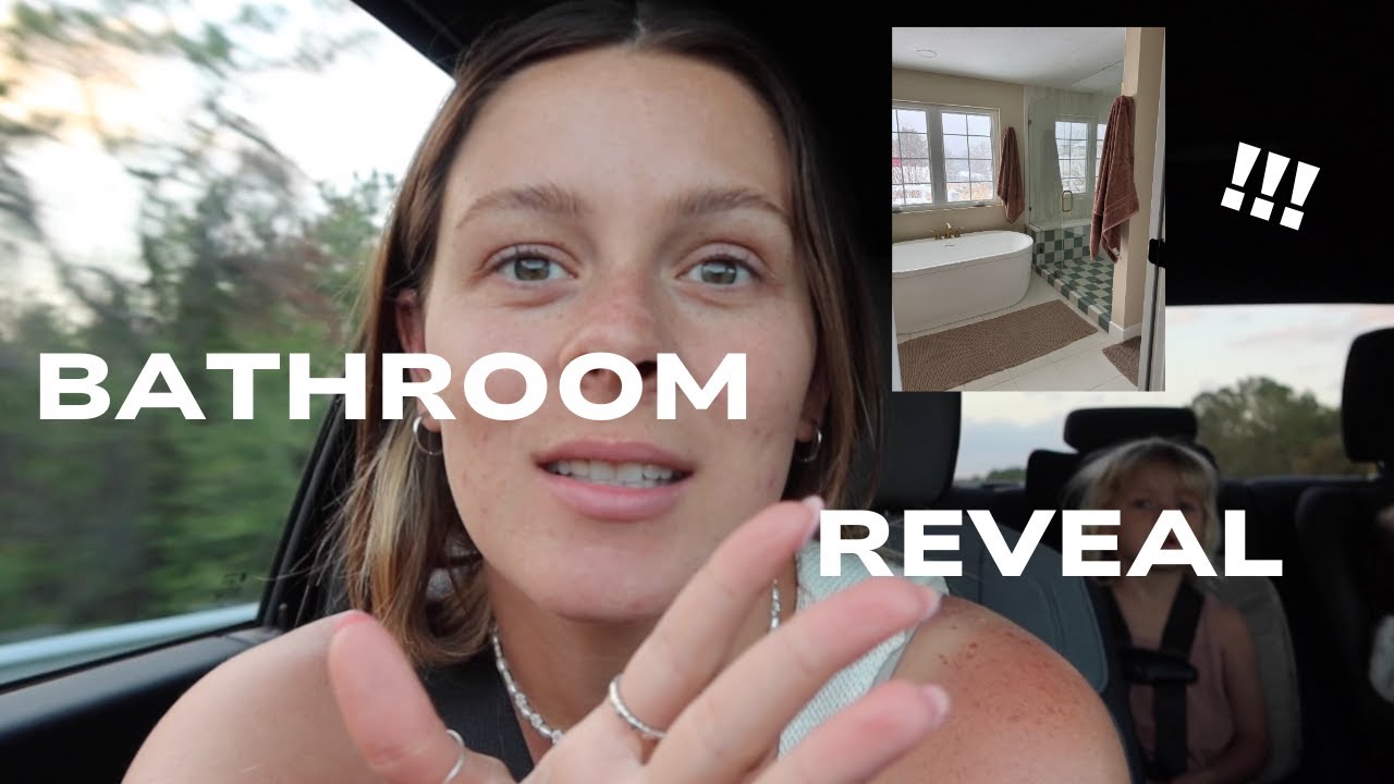 LONG VLOG | bathroom renovation reveal !!! - YouTube