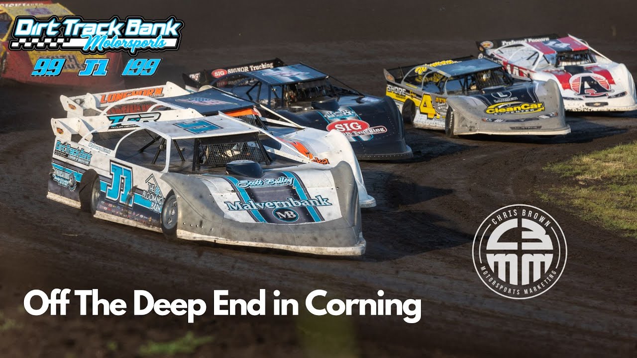 Dirt Track Bank Racing Episode 5 - Adams County Speedway, Corning, Iowa ...