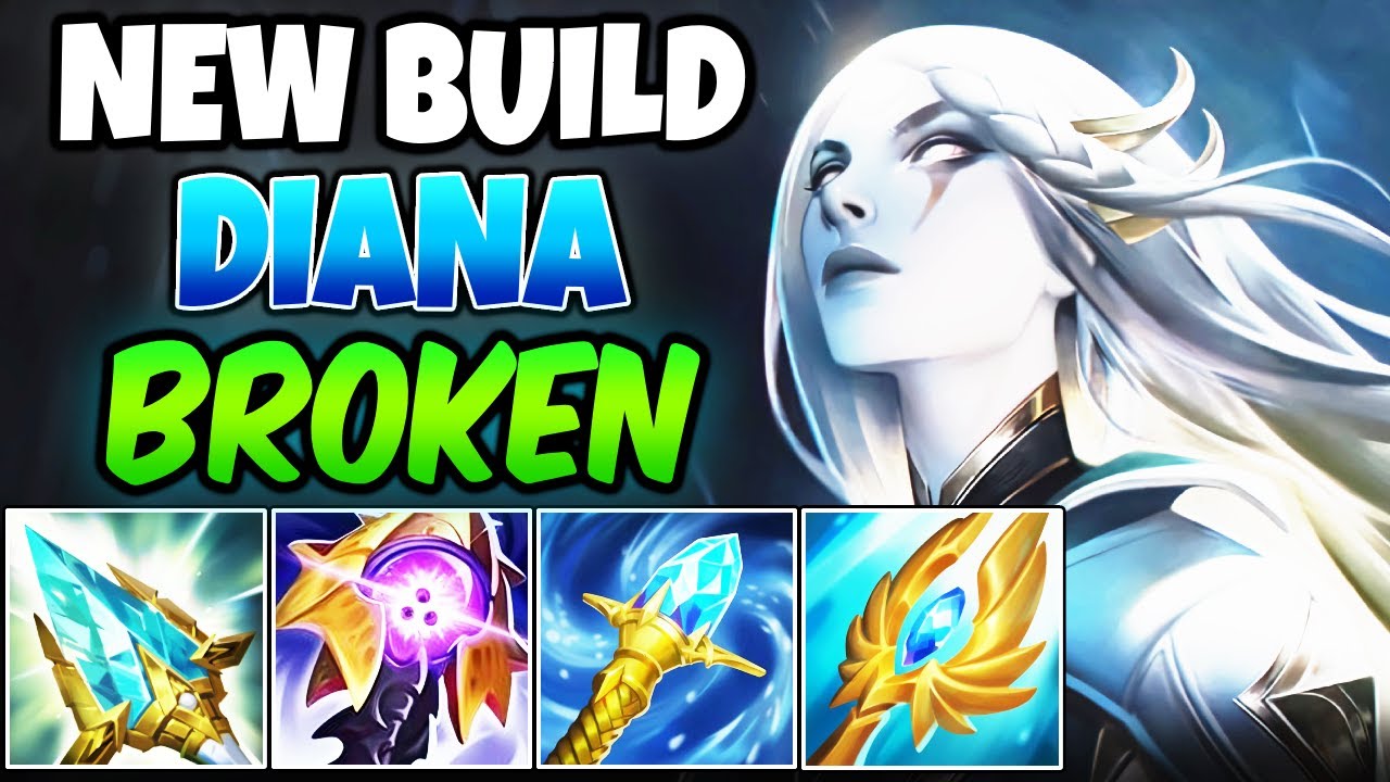 THIS NEW DIANA BUILD IS UNFAIR - AP OFF TANK DIANA MID - League of ...
