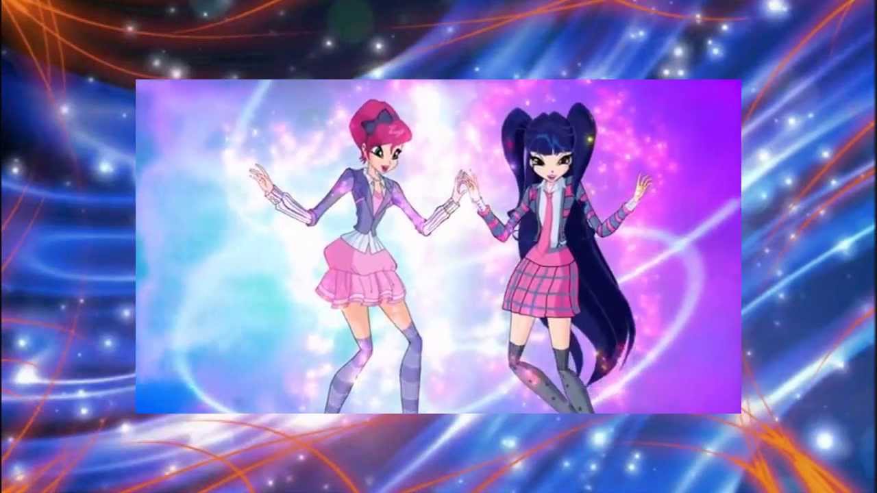Winx Club 06x5: Musa & Tecna Bloomix Transformação (English/Inglês ...