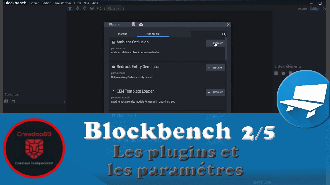 Blockbench 2/5: Les plugins et les paramètres. - YouTube