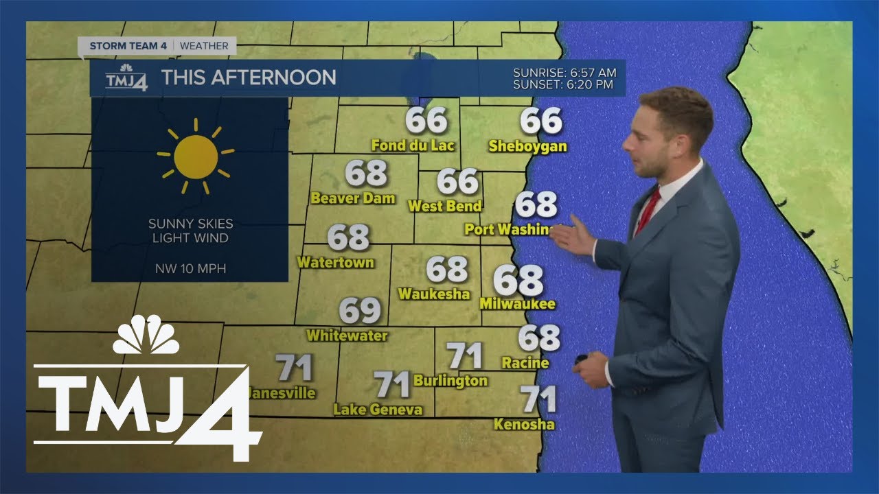 Southeast Wisconsin weather: Sunny and mild afternoon - YouTube