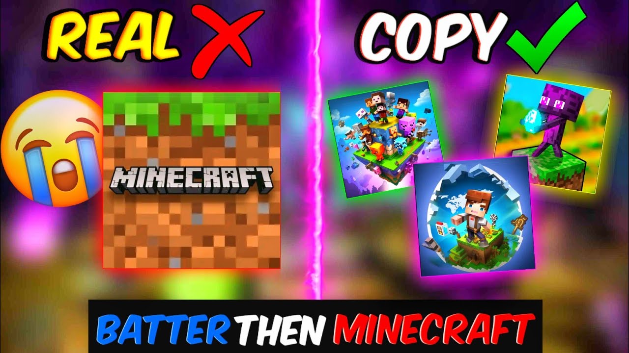 TOP 5 BEST COPY GAME'S LIKE MINECRAFT 🤩 2024 ll Best Minecraft Copy's ...