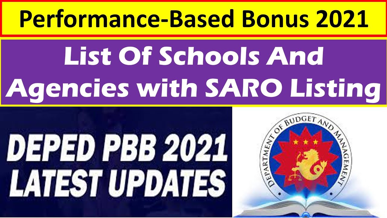 PBB 2021 List Of Schools And Agencies With SARO Listing As Of April pbb-2021-list-of-schools-and-agencies-with-saro-listing-as-of-april