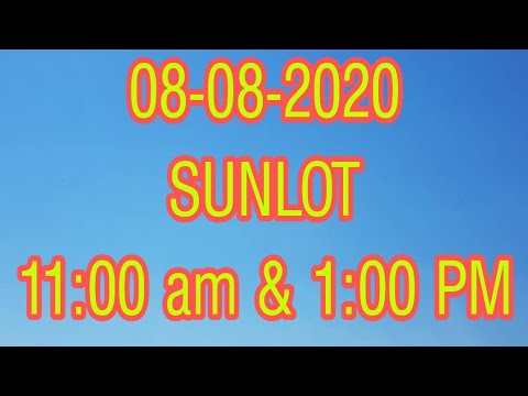 SUNLOT guessing today - YouTube