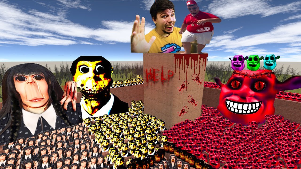 BOSS SHREK NEXTBOTS BIG ROSALIA AND OBUNGA BIG BOSS VS Too Much ...