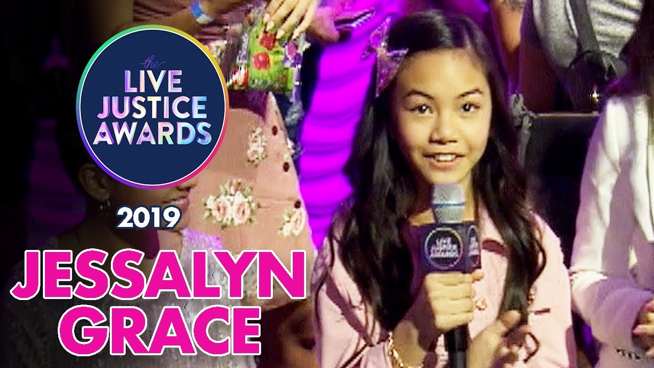 JESSALYN GRACE - INTERVIEW 💗LIVE JUSTICE AWARDS - YouTube