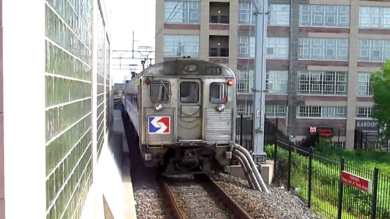 SEPTA Silverliner II's #9001, 235, 266, 9010, 216 and 256 Depart Temple ...