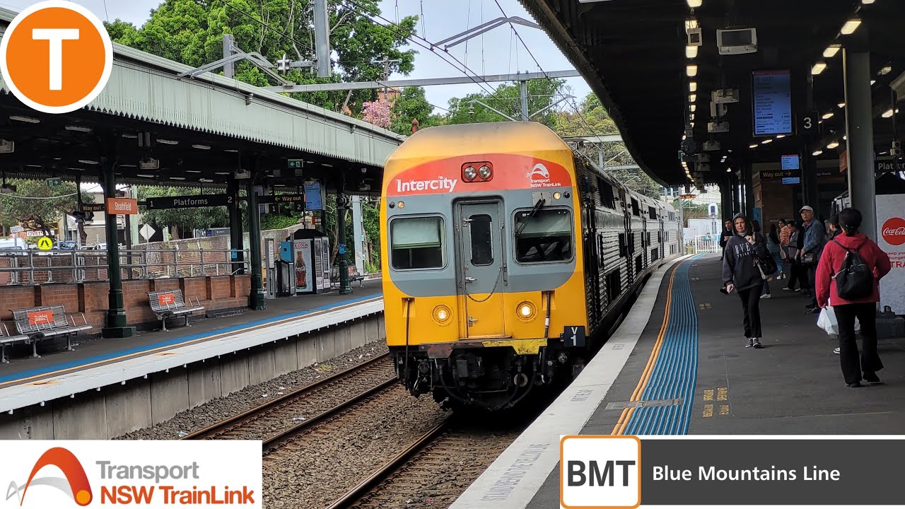 NSW TrainLink V1 V set train ride from Strathfield-Parramatta. - YouTube